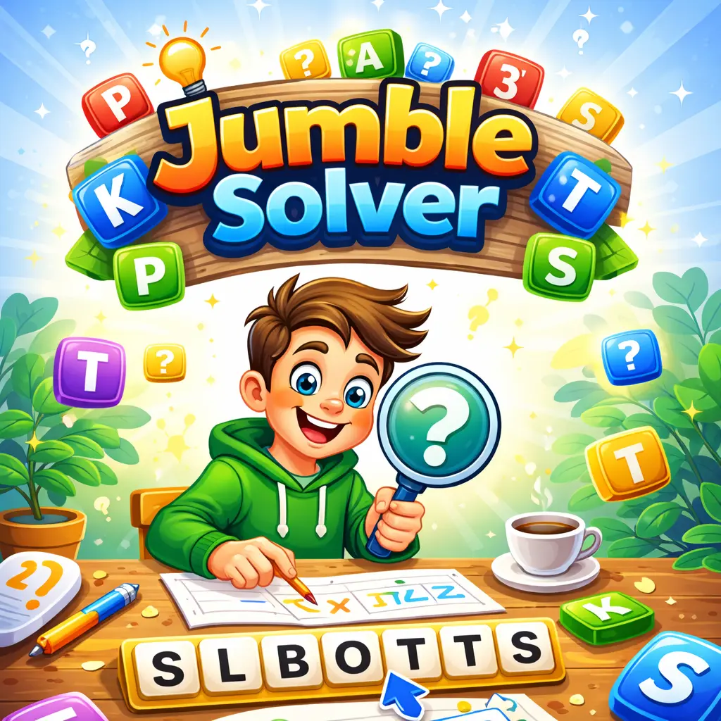 Jumble Solver | Easy Help to Solve Daily Jumble Answers